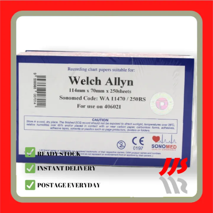 Welch Allyn ECG Paper CP50 (Pack of 2) | Lazada