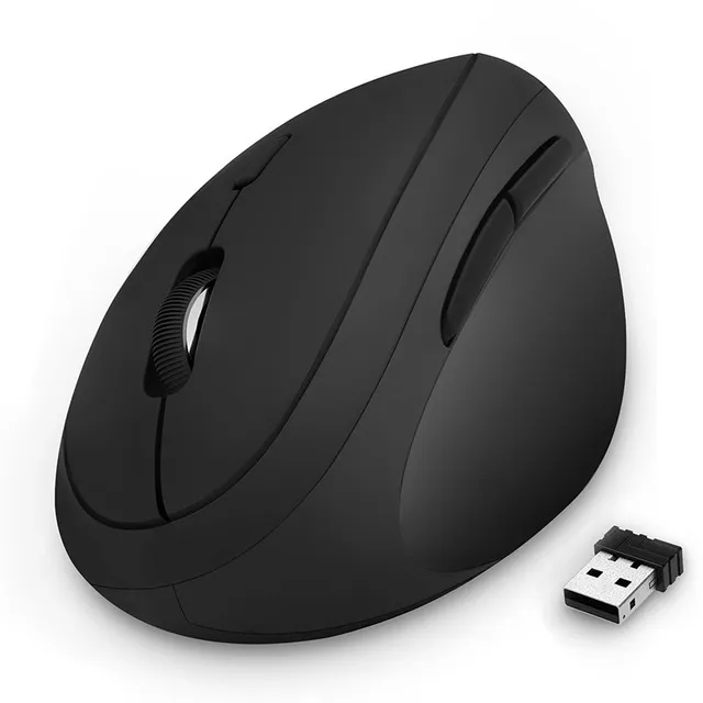 Jelly Comb Ergonomic Mouse ขวามือ2.4Ghz เมาส์แนวตั้งไร้สายสำหรับ PC ...