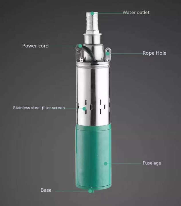 [Local spot] Solar lift water pump 12v45m battery electric vehicle high ...