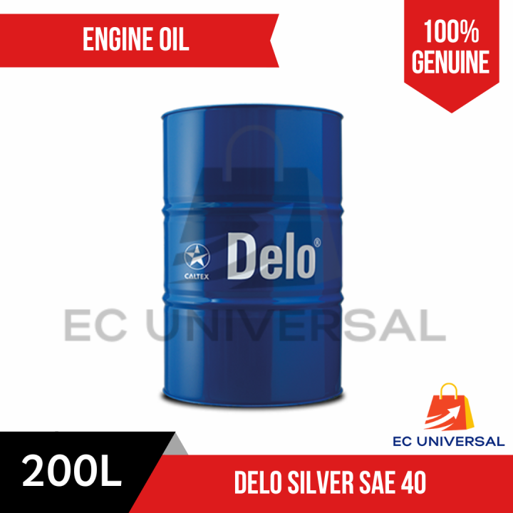 Caltex Diesel Engine Oil Delo Silver 40 MG Monograde (200L) Liters Drum ...