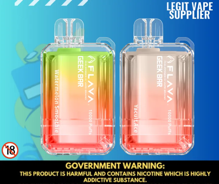 Flava Geekbar 10K Puffs Disposable Vape Authentic Legit | Lazada PH