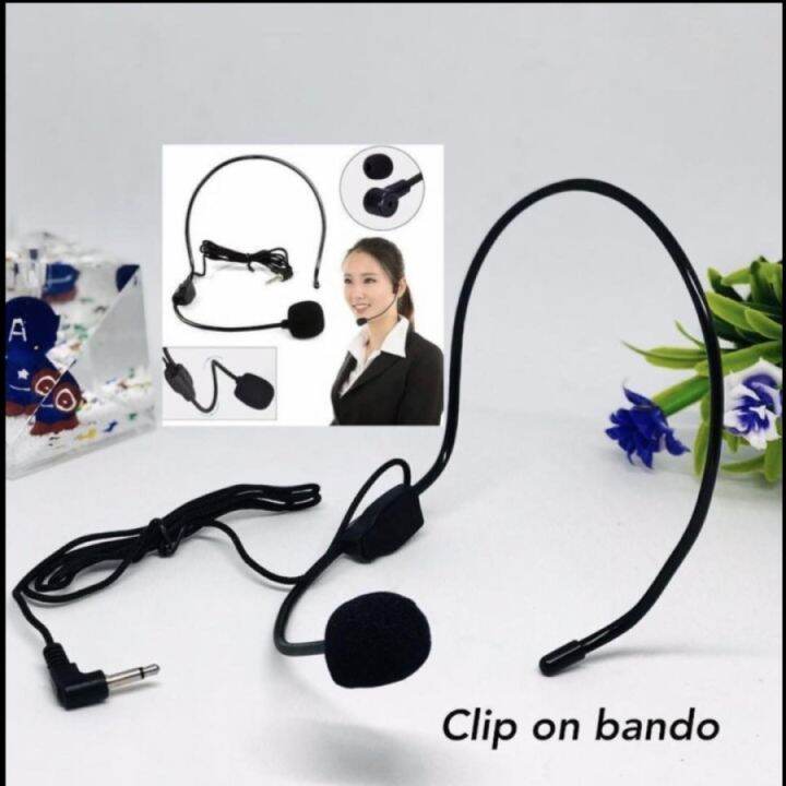 Mic Bando Youtuber/ Mic Clip On Bando Youtuber Original/ Microphone ...