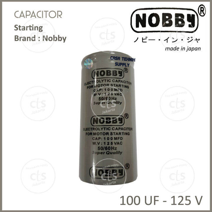 Kapasitor (Capacitor) Starting 100 uf - 125V (Part Kompresor / Teknik ...