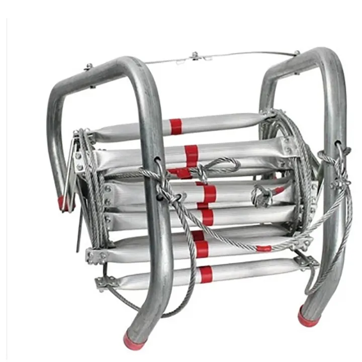 Steel Rescue Ladder Wire Rope Fire Rescue Ladder Fire Escape Ladder ...