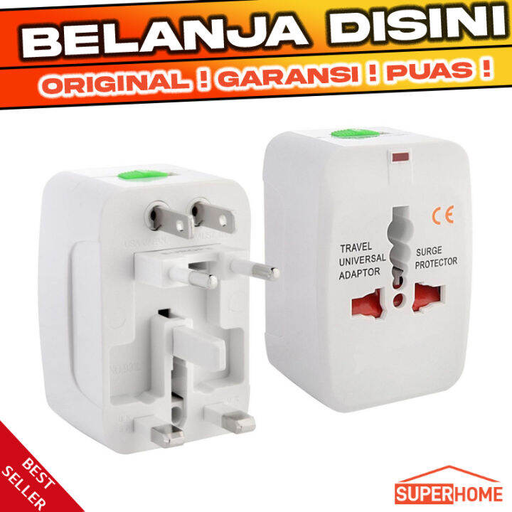 BISA COD - Universal Travel Adaptor / Colokan Steker Listrik / Multi ...