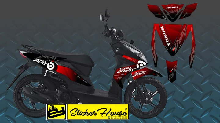 Honda Beat V2 fi Decals Laminated | Lazada PH