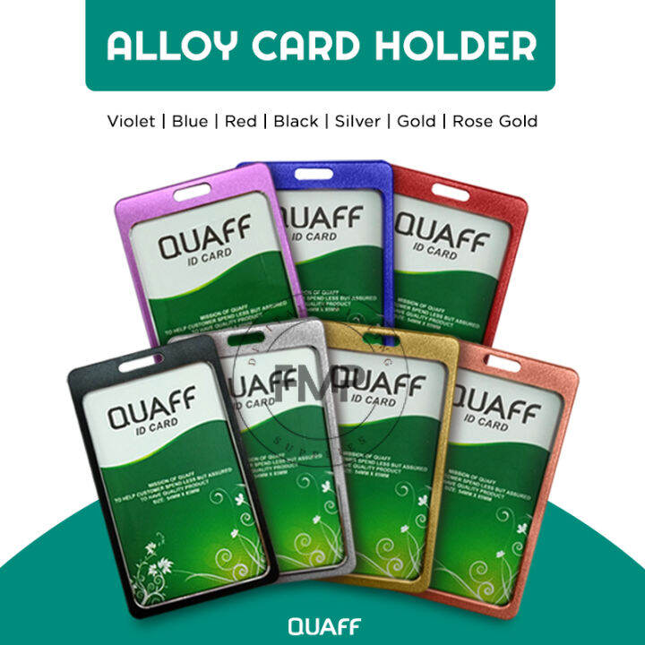 FMP 5pcs Vertical Aluminum Alloy ID Holder / ID Jacket || ID Case / ID ...