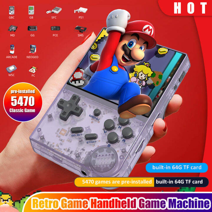 Mini RG35XX Game boy Game Console Tv Classic Games Retro 8000+ Game ...