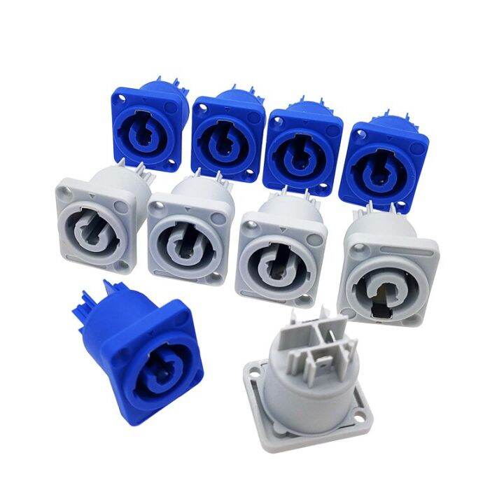 Dd 10ชิ้นคอนเนคเตอร์ Powercon 3พิน20A 250V เต้ารับแผงลำโพงไฟฟ้าตัวเมีย ...