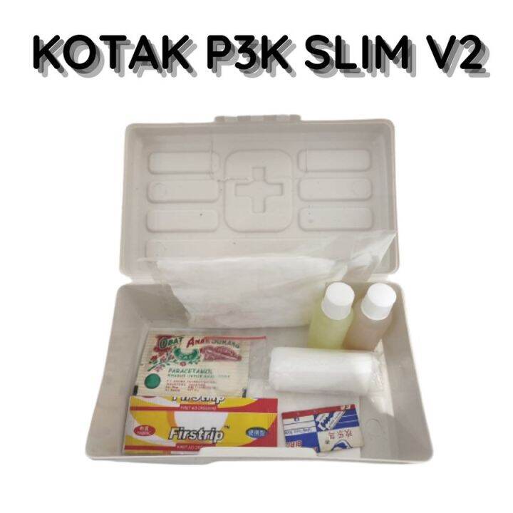 Kotak P3K PPPK Mobil Emergency First Aid Kit Box Kotak Obat Isi V2 ...
