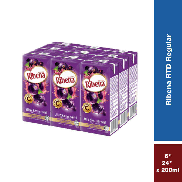 Ribena RTD Regular 200ml*6 | Lazada
