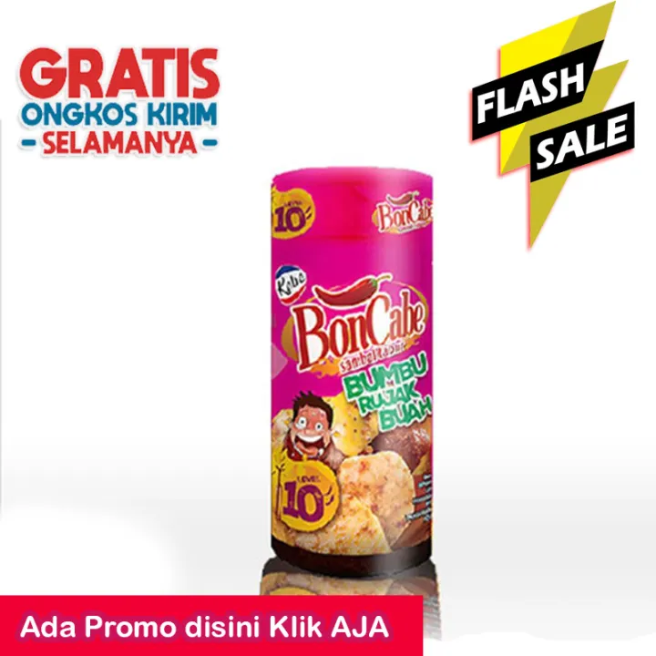 KOBE Bon cabe bumbu rujak buah botol level 10 45 gram boncabe | Lazada ...