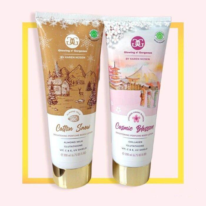 Body Lotion GNG Cosmic Blossom, Catton Snow Body Lotion Brightening ...