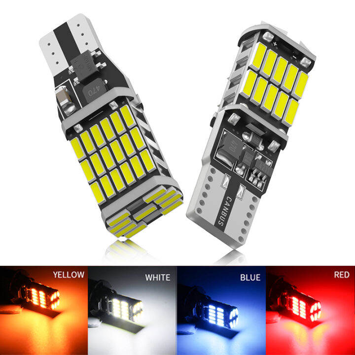 🔆KALADA ไฟหรี่ ไฟถอยLED ขั้วT10/T15 45SMD 12V ไฟส่องป้ายทะเบียน ไฟส่องแผนที่ สว่างมาก ทนความร้อน ...