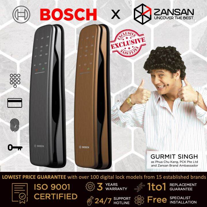 Bosch EL800 Digital Door Lock // Passcode / RFID Card / Fingerprint ...