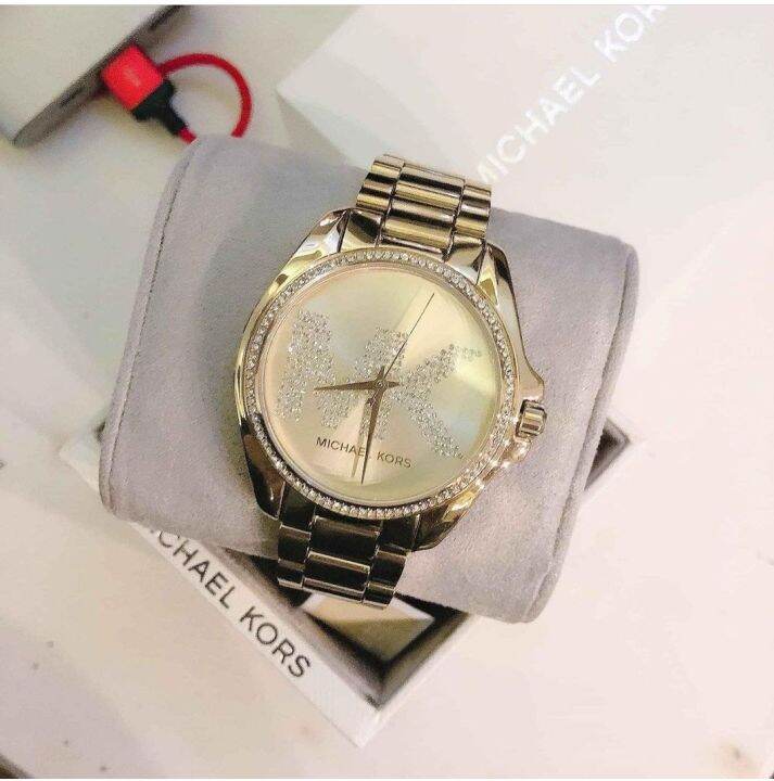 Guaranteed Authentic Michael Kors Women's Bradshaw Gold Tone Stainless ...