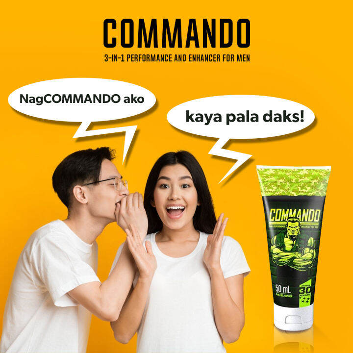 Original Commando Gel Performance and Enhancer for Men Male Penis ...