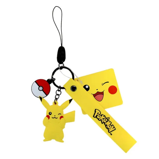 Authentic Pokemon Action Figure Pikachu Keychain Pokémon Keychain ...