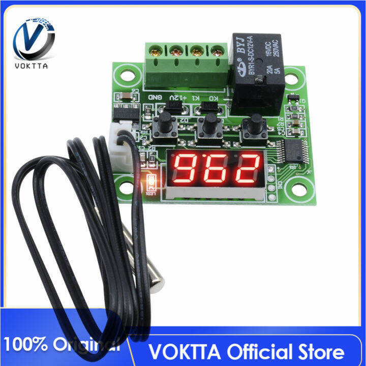 Original VOKTTA W1209 5V Red Blue LED Digital เทอร์มอสแตตควบคุมอุณหภูมิ ... Original VOKTTA W1209 5V Red Blue LED Digital เทอร์มอสแตตควบคุมอุณหภูมิ ...
