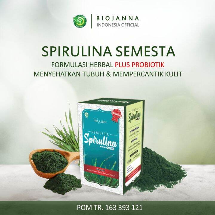 KAPSUL SPIRULINA Plus PROBIOTIK (30 Kapsul) | Lazada Indonesia