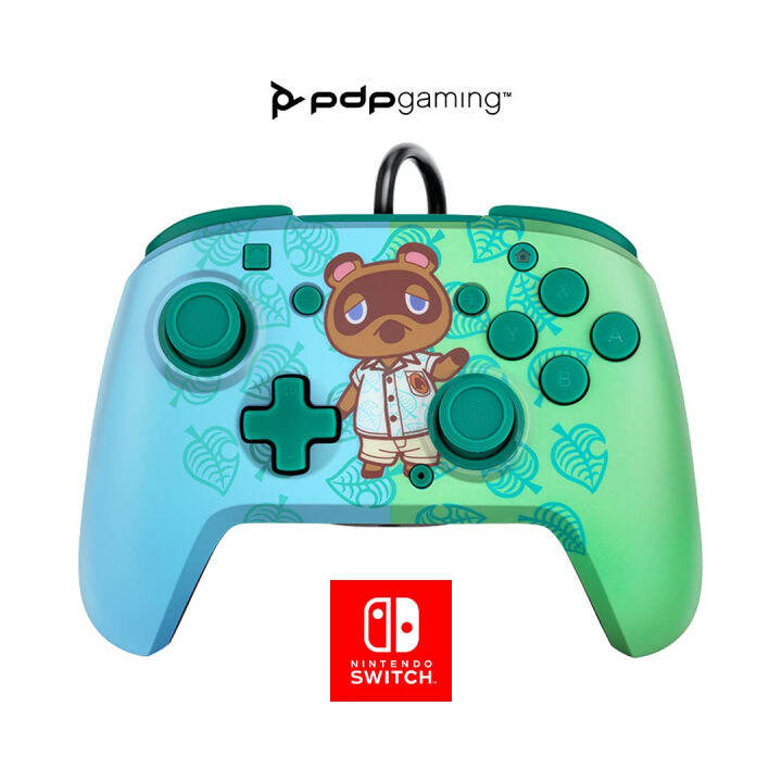PDP Gaming Faceoff Deluxe+ Wired Switch Pro Controller - Animal ...