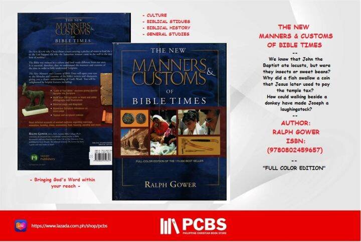 PCBS The New Manner & Customs of Bible Times (FULL COLOR) by Ralph ...