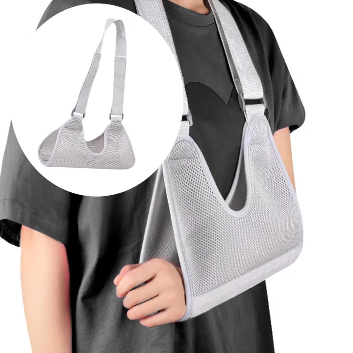 LazaraHome Breathable Arm Sling Immobilizer for Sprain Shoulder Injury ...
