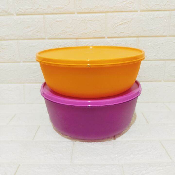 TUPPERWARE JUMBO MODULAR BOWL / BASKOM PLASTIK CANTIK / MANGKOK JUMBO ...