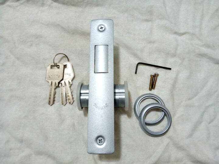 Swing Aluminum Door Lock Lockset Both Side Key | Lazada PH