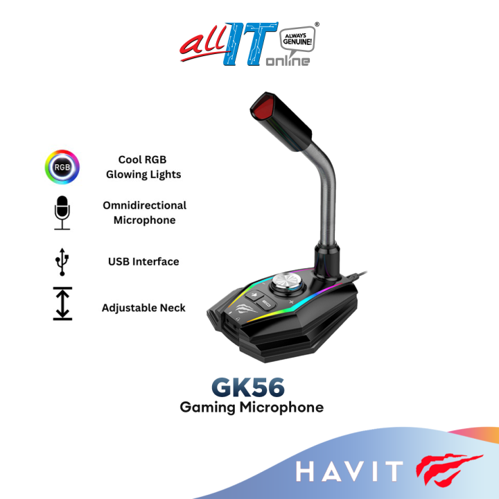 Gamenote | Havit GK56 RGB Gaming Microphone | Lazada