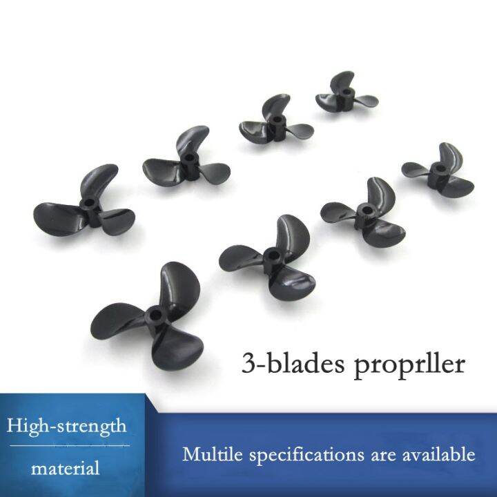 RC Boat Parts 3-Blade PC Propeller CW/CCW 4mm Hole 32mm/36mm/40mm/44mm ...
