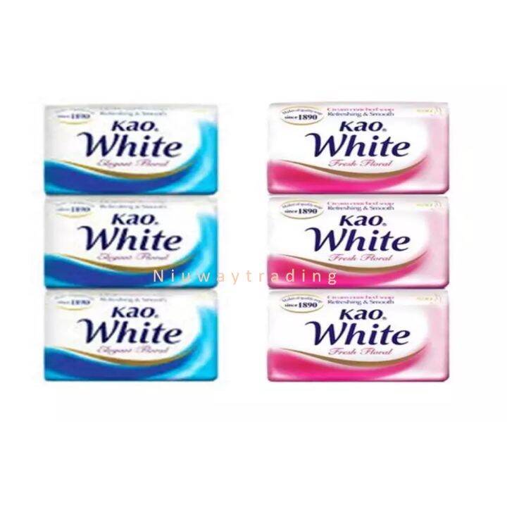 Kao White Soap 130gx3's / 85g x 3's (Elegant Floral / Fresh Floral) | Lazada