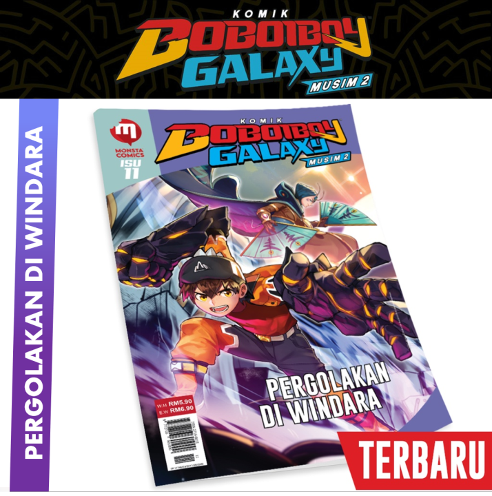 Komik BoBoiBoy Galaxy Musim 2 : Isu 11 "PERGOLAKAN DI WINDARA!" | Lazada