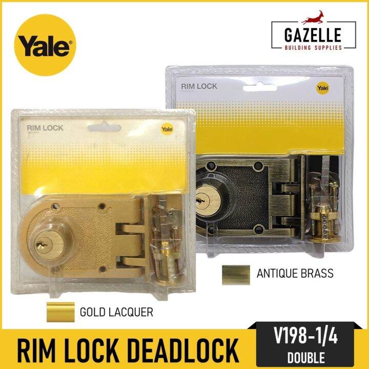 ⚡⚡ Yale Rim Lock Deadlock Dead Bolt Single/Double Cylinder Night Latch ...