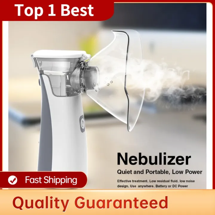 Rechargeable Portable Nebulizer Handheld Mesh Inhaler Ultrasonic ...