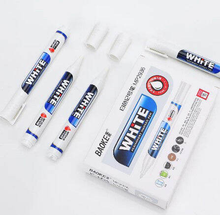 White Permanent Marker pen water-based white ink 1pce marker | Lazada PH