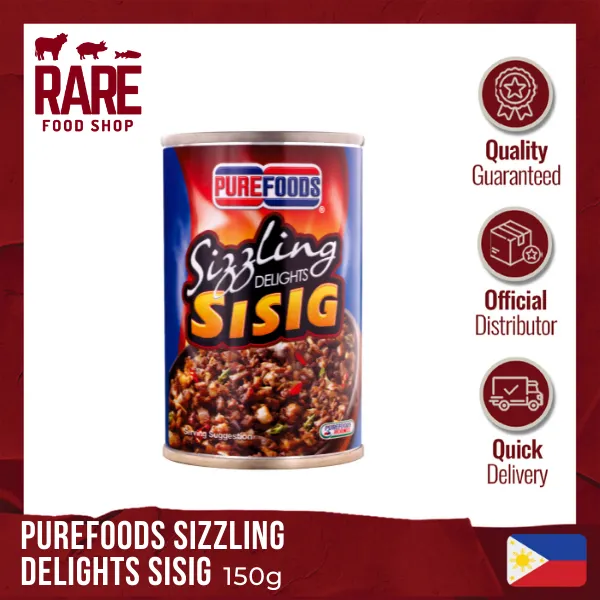 PUREFOODS SIZZLING DELIGHTS SISIG, 150G,. | Lazada PH