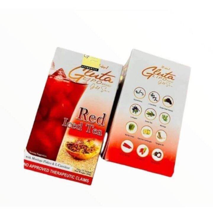 Gluta Lipo Red Iced Tea | Lazada PH
