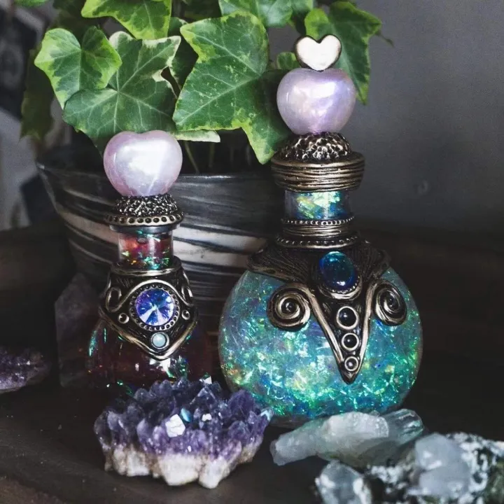 Moon Magic Potion Mermaid Aura Magic Potion การตกแต่งเดสก์ท็อปที่ ...