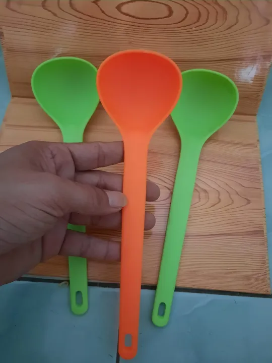 3 PCS Centong Sayur KH Plastik Kecil / Irus / Sutil / Sendok Sayur ...
