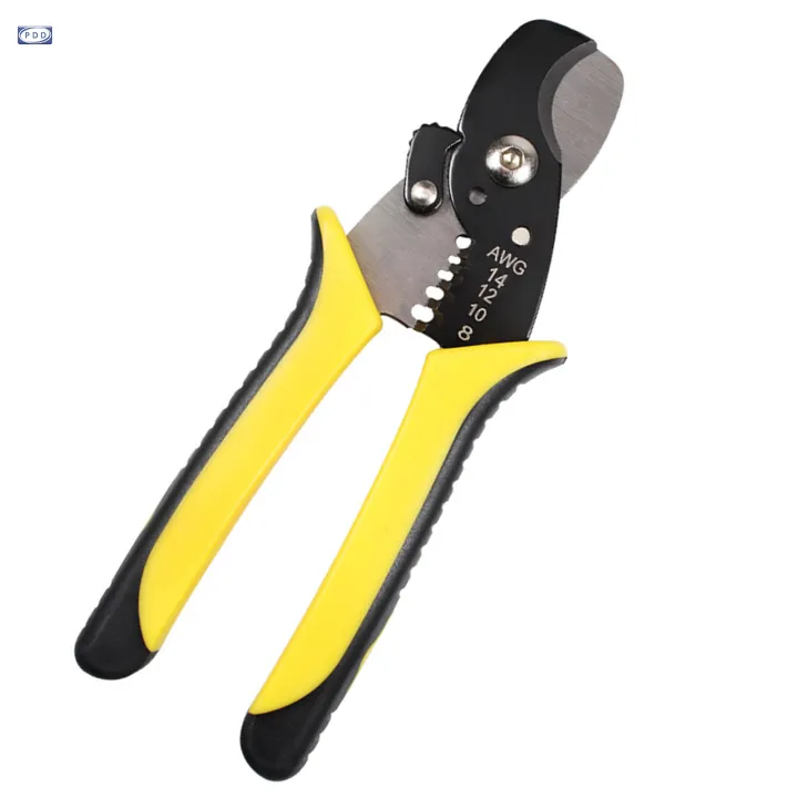 Wire Stripper Multi-function Wire Stripping Plier Crimper Plier Electrician Tool for Electrical ...