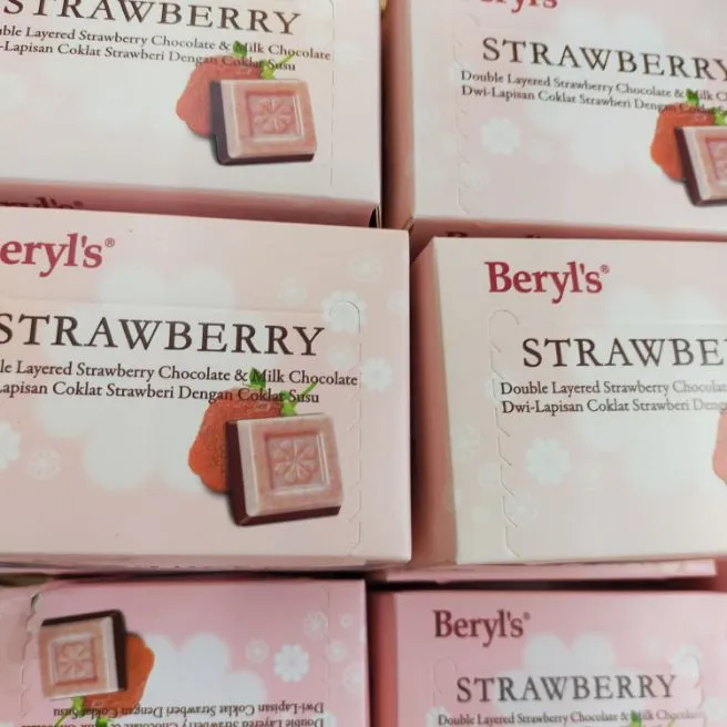 Berly's strawberry taste chocolate 60g | Lazada