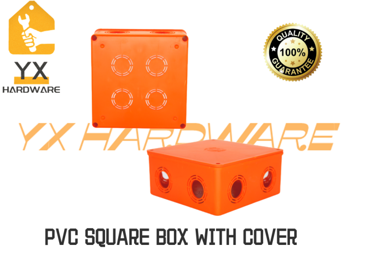 PVC SQUARE BOX WITH COVER | Lazada PH