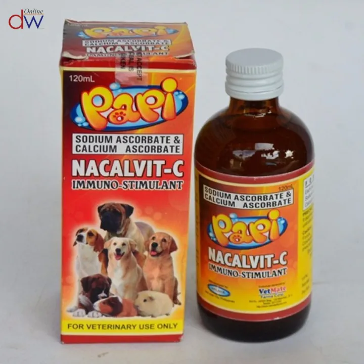Papi Nacalvit-C Immuno Stimulant Sodium Ascorbate & Calcium Ascorbate ...