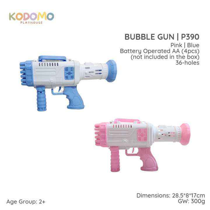 Kodomo Playhouse - Bazooka Bubble Gun (36 Holes) | Lazada PH
