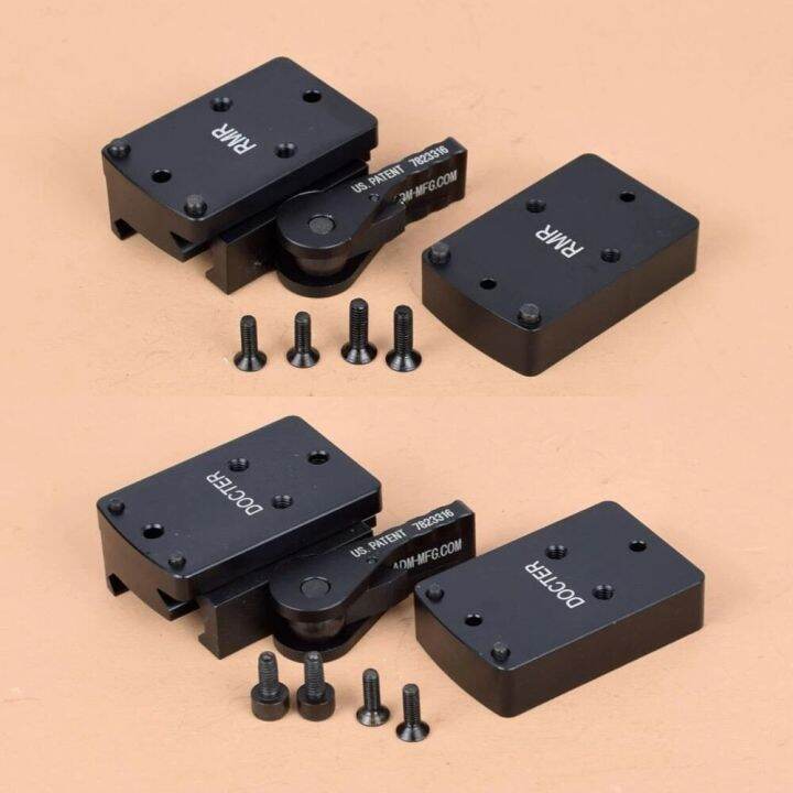 Tactical Trijicon RMR Docter Red Dot Sight Riser Scope Mount Plate Fit ...
