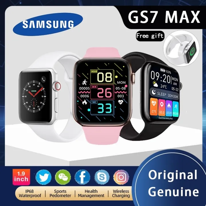 The new 2022 Samsung GS7 MAX Smart Watc 2022 Original Smart Watch 1.9 Inch Support Android ...