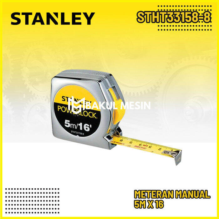 Meteran ukur Powerlock Tape 5M X 16 STANLEY STHT33158-8 | Lazada Indonesia
