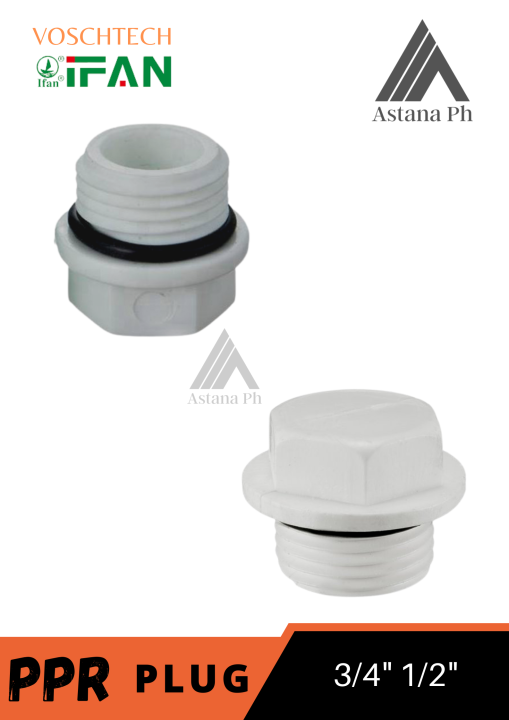 PPR FITTINGS PLUG 3/4" & 1/2" & 1" | Lazada PH