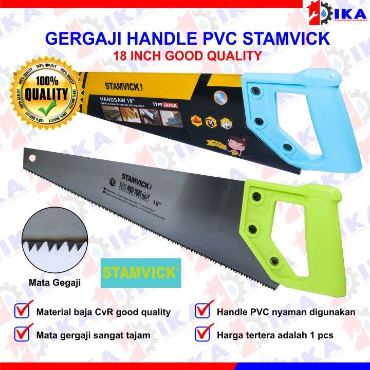 STAMVICK Gergaji 18" ORIGINAL 100% BY STAMVICK/ GERGAJI GAGANG FIBER ...